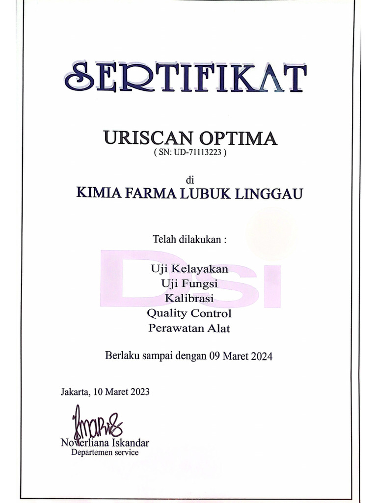 Uriscan Optima | PDF