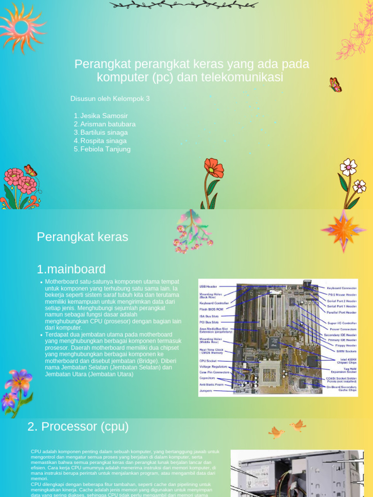 Komponen Utama PC dan Fungsinya | PDF