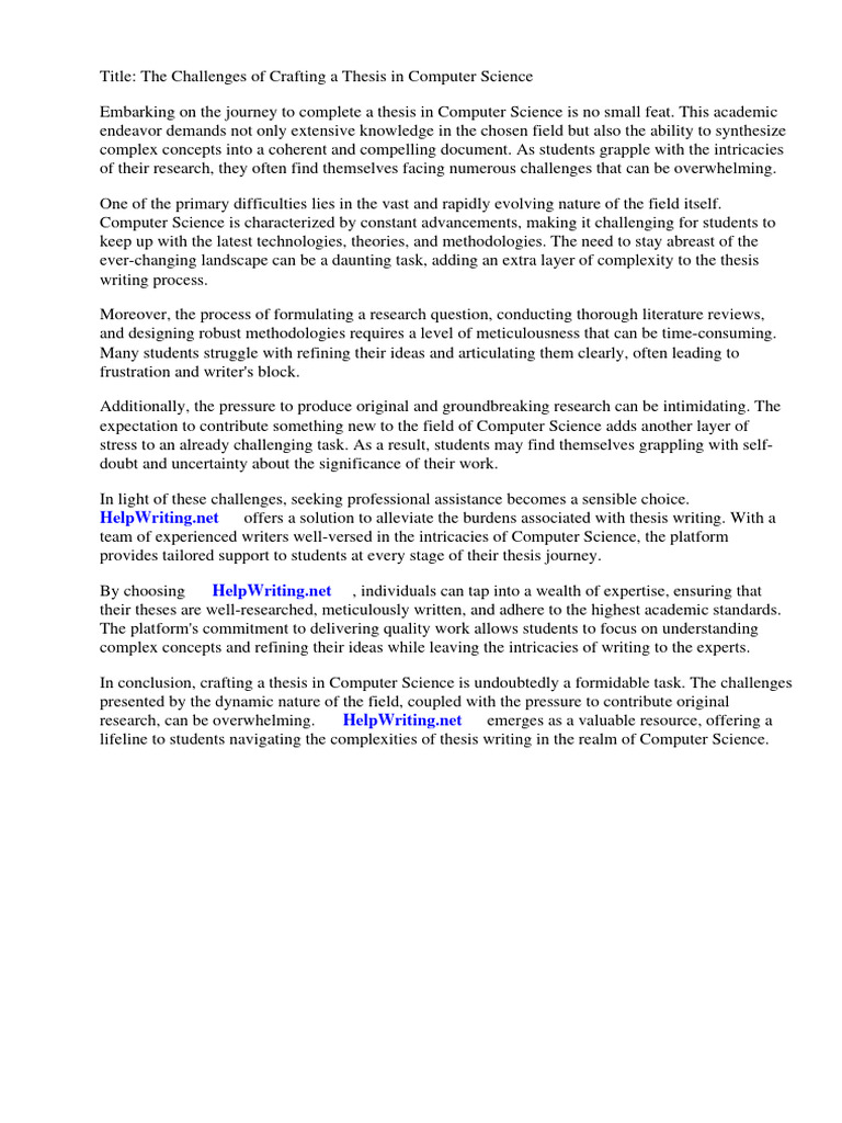 Title Thesis For Computer Science Pdf 9948