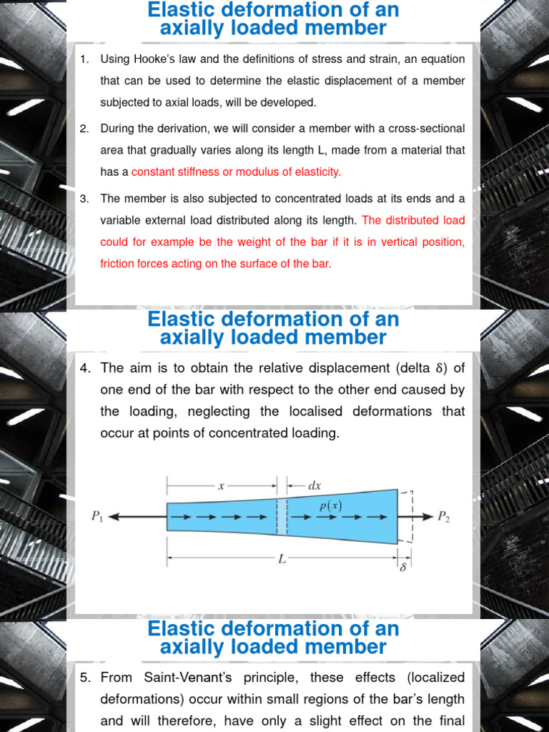 Elastic Deformation Lecture Slides | PDF