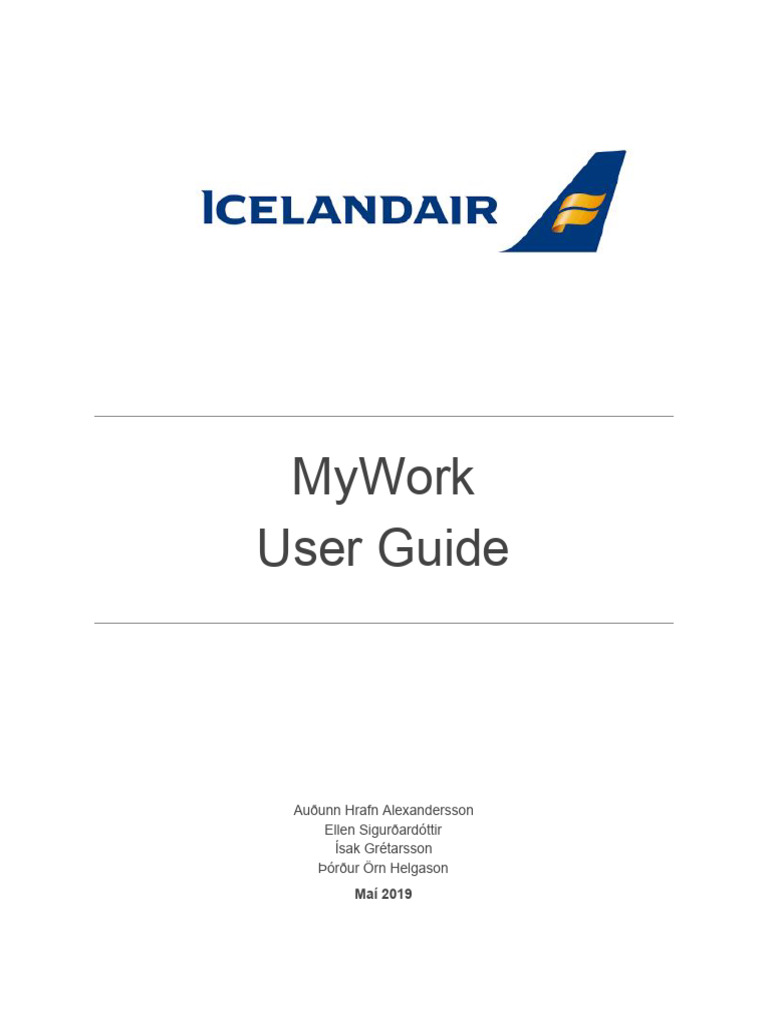 MyWork User Guide | PDF | World Wide Web | Internet & Web