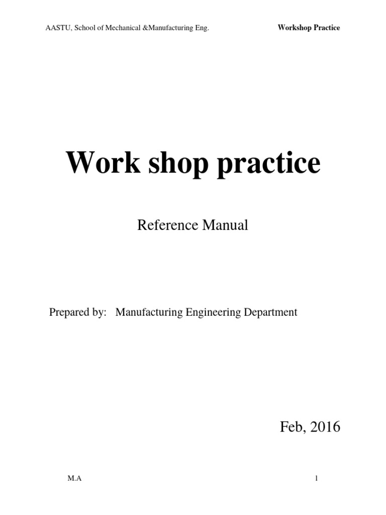 Basic Workshop Module | PDF | Steel | Heat Treating