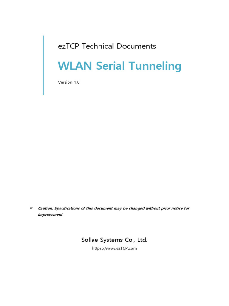 An Wlan Serial Tunneling en | PDF