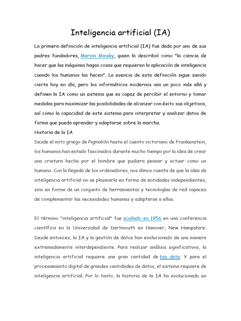 Inteligencia Artificial | Descargar gratis PDF | Inteligencia artificial | Inteligencia (IA) y ...
