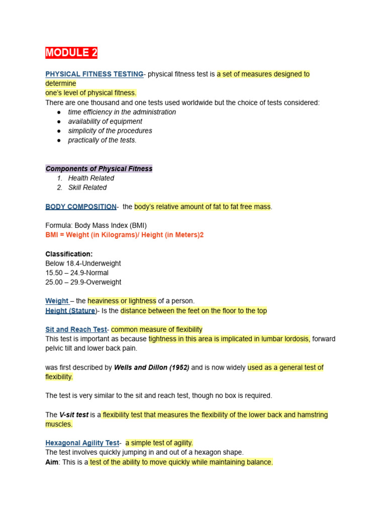 PathFit 1 (MOD 2) | PDF | Aerobic Exercise | Weight Training