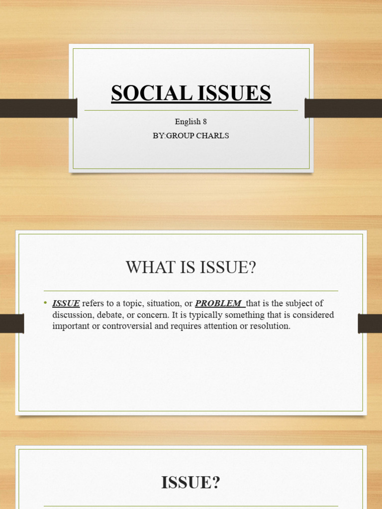 Social Issue | PDF