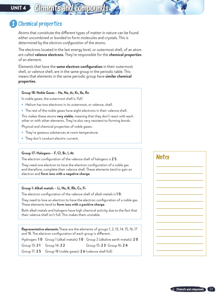 Unidad4 Compounds Pdf Mole Unit Chemical Bond