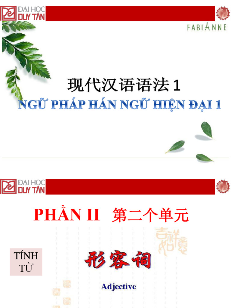 Chi 213 Ngu Phap Han Ngu Hien Dai 1 2020s Lecture Slides 6 Pdf 