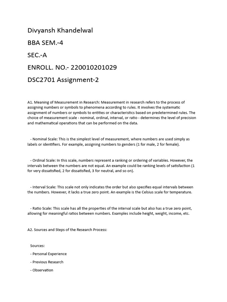 Divyansh dsc2701 | PDF | Level Of Measurement | Hypothesis