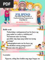 Filipino 2 - Q2-M6 Pagpapahayag Ang Sariling Ideya, Damdamin o Reaksyon | PDF