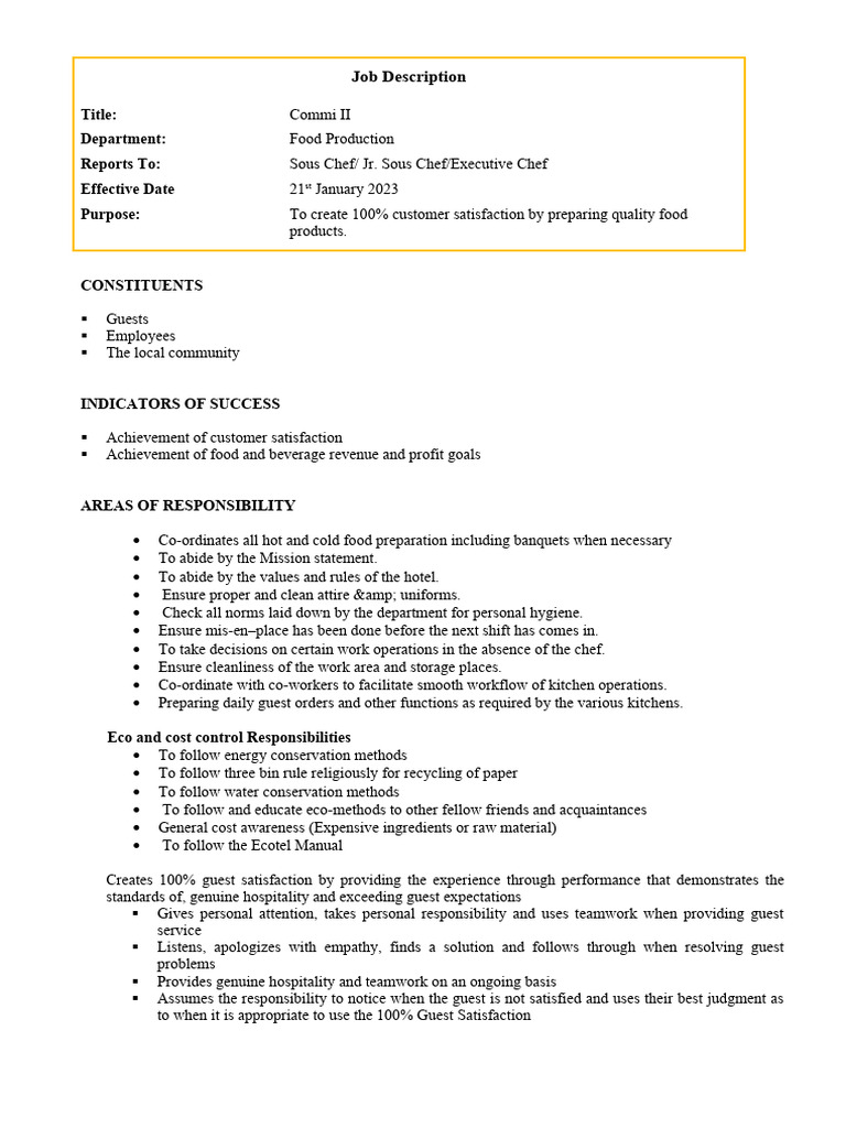Commi II | PDF