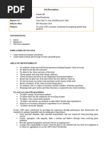 Commis III Chef Job Description | PDF | Chef | Grilling