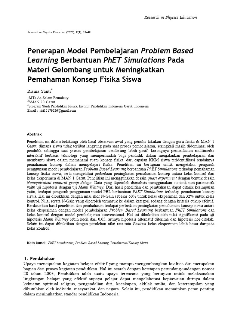Jurnal Risma (2) - 103945 | PDF | Karier & Perkembangan | Kesehatan Holistik