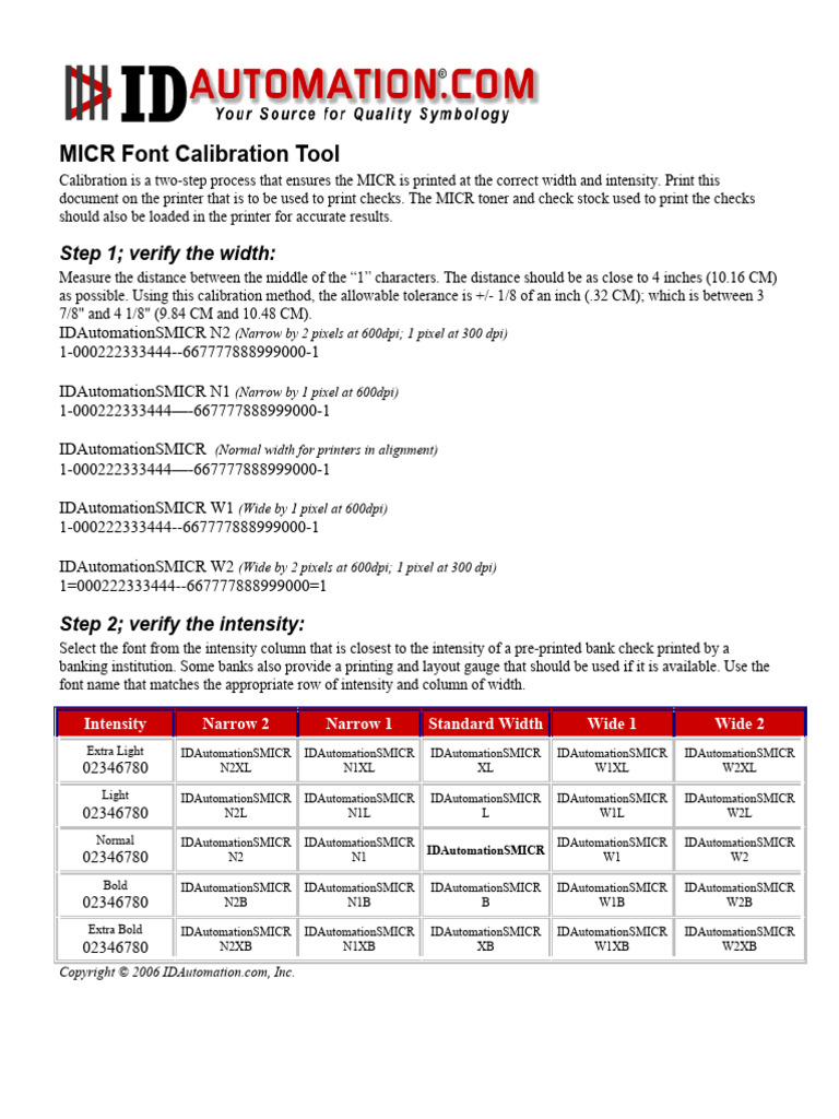 Calibration Tool | PDF