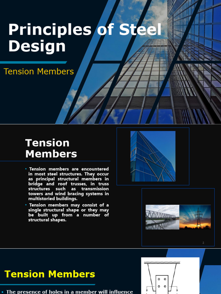 Tension Members in Steel Design Guide | PDF | Technology & Engineering