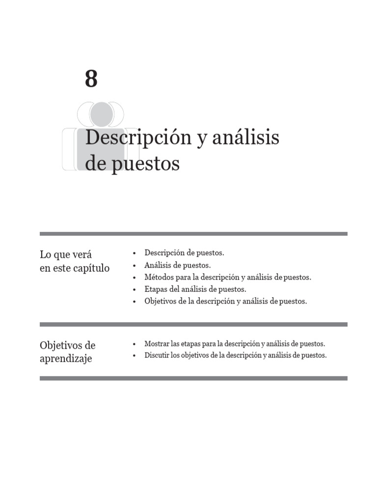 Analisis y Descripcion de Puestos | PDF | Cuestionario | Planificación