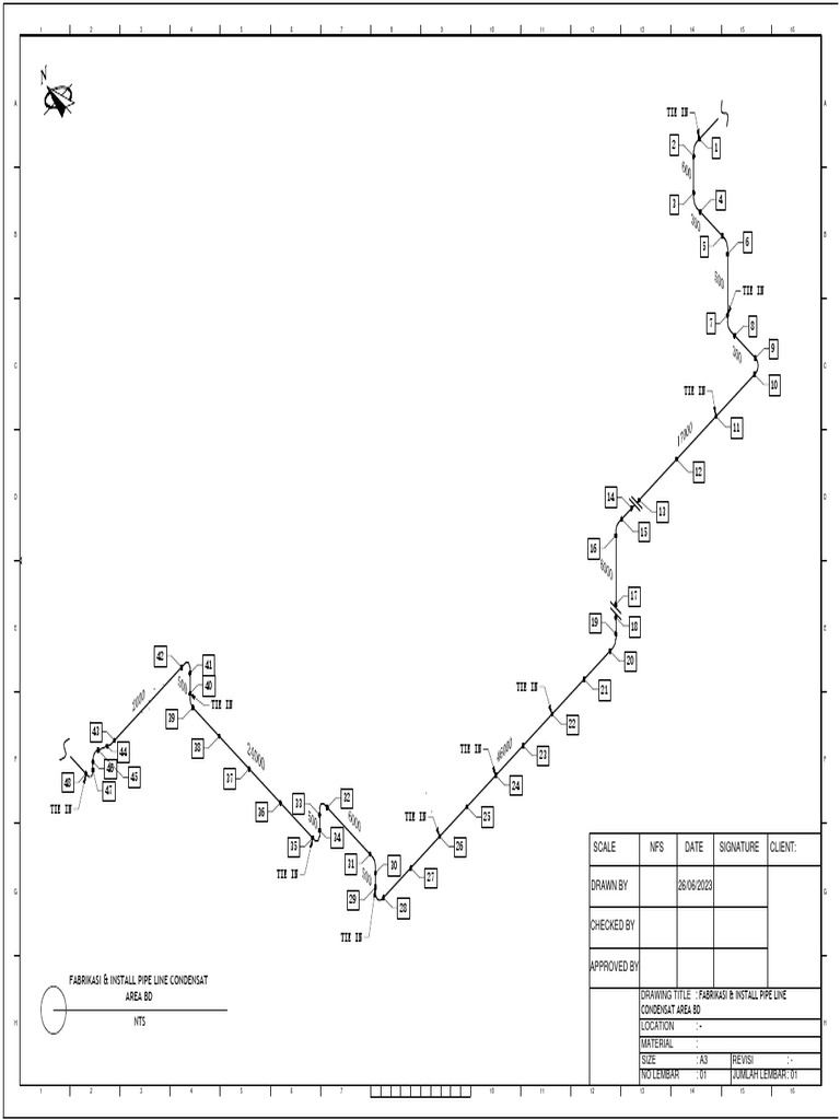 Draft - INSTALL PIPE LINE CONDENSAT AREA BD | PDF