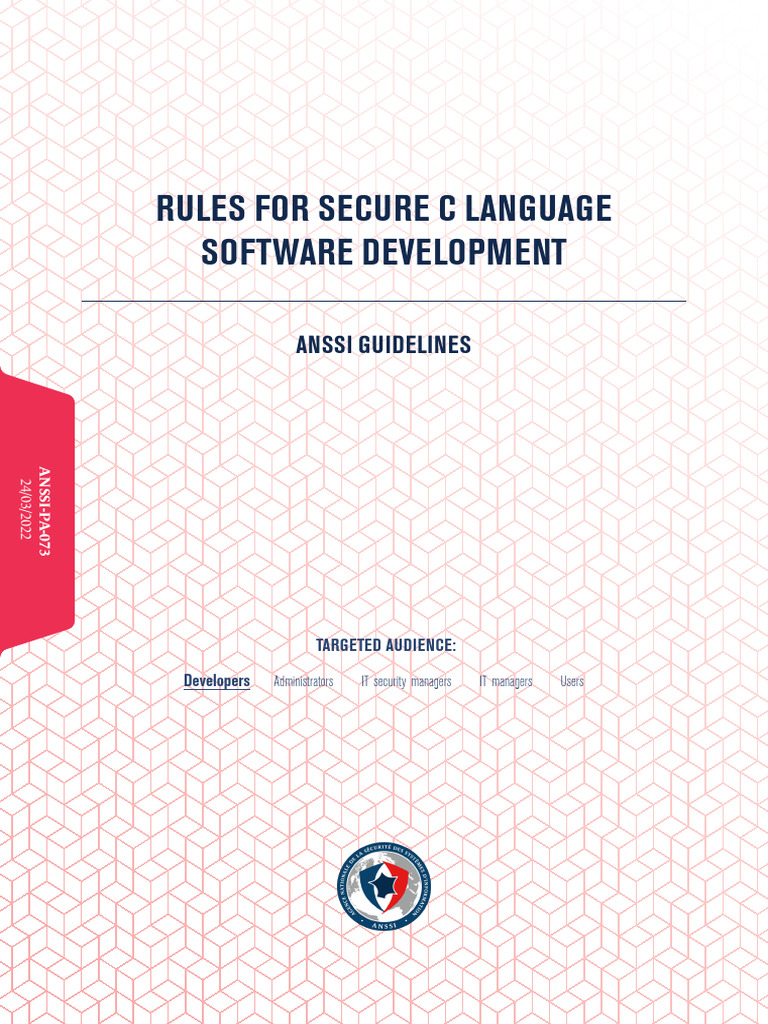 Anssi-Guide-Rules For Secure C Language Software Development-V1.4 | Download Free PDF | C ...