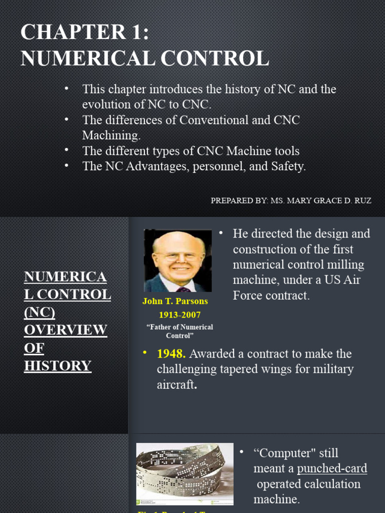 Computer Numerical Control CNC | PDF