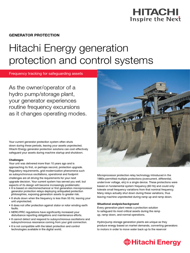 9aak10103a4354 Generation Protection Control A4 Pdf Electric Generator Electric Motor