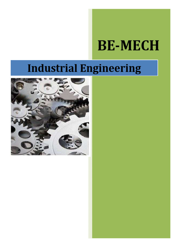 IE Manual | PDF | Forecasting | Business Process