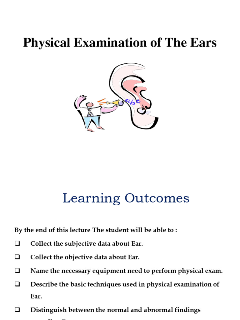 Ear Examination for Medical Students | PDF