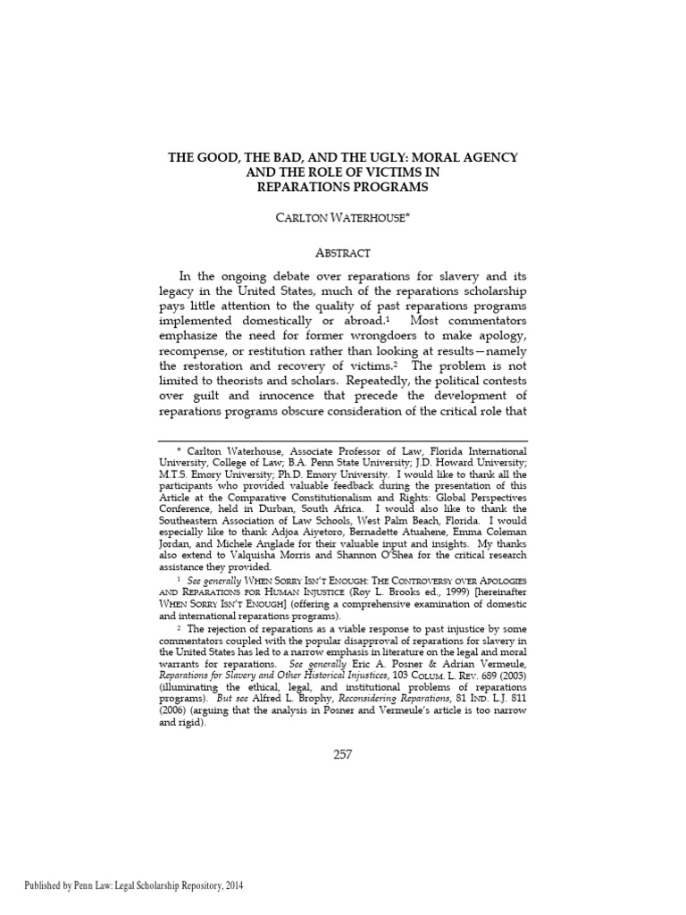 The Good The Bad and The Ugly - Moral Agency and The Role of Vic | PDF