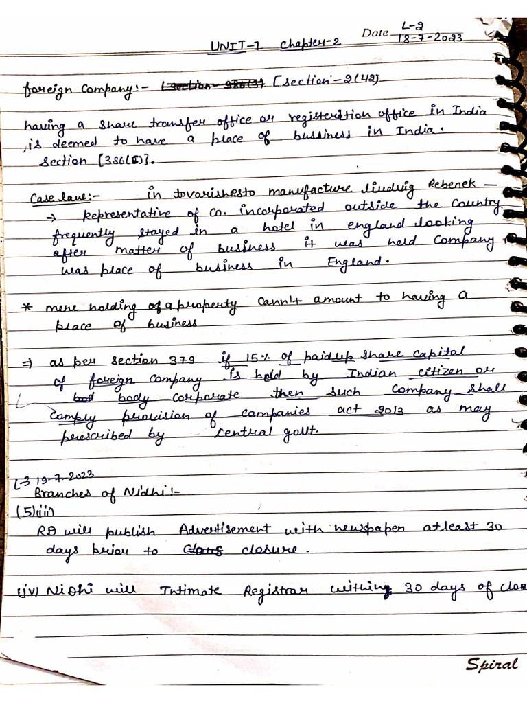 All Chapter Handwritten Notes | PDF