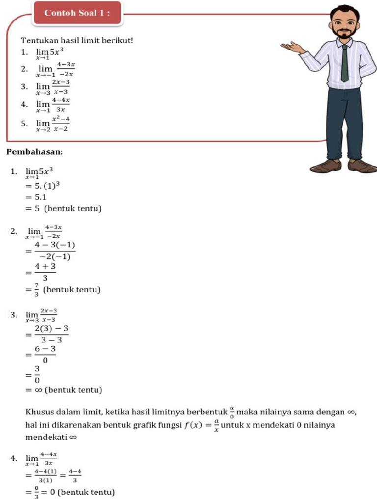 Pembahasan Contoh Soal Limit | PDF