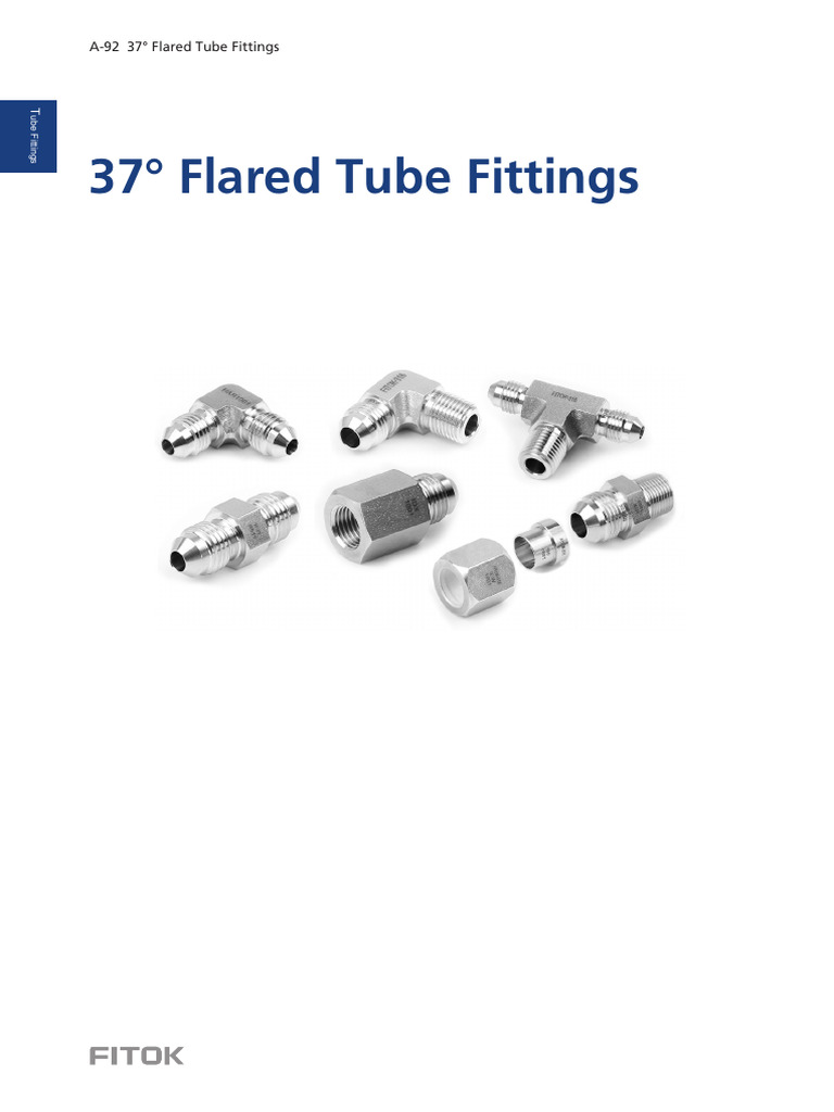 FITOK - 37° - Flared - Tube - Fittings - EN | PDF | Pipe (Fluid ...