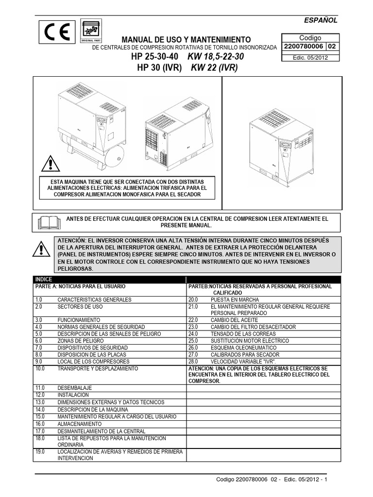 Abac Formula 18,5-22-30 Genesis 18,5-22 - Ivr (Es) | PDF | Refrigerador ...