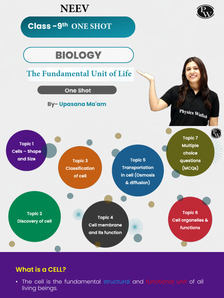 Fundamental Unit of Life Overview | PDF | Endoplasmic Reticulum | Cell ...