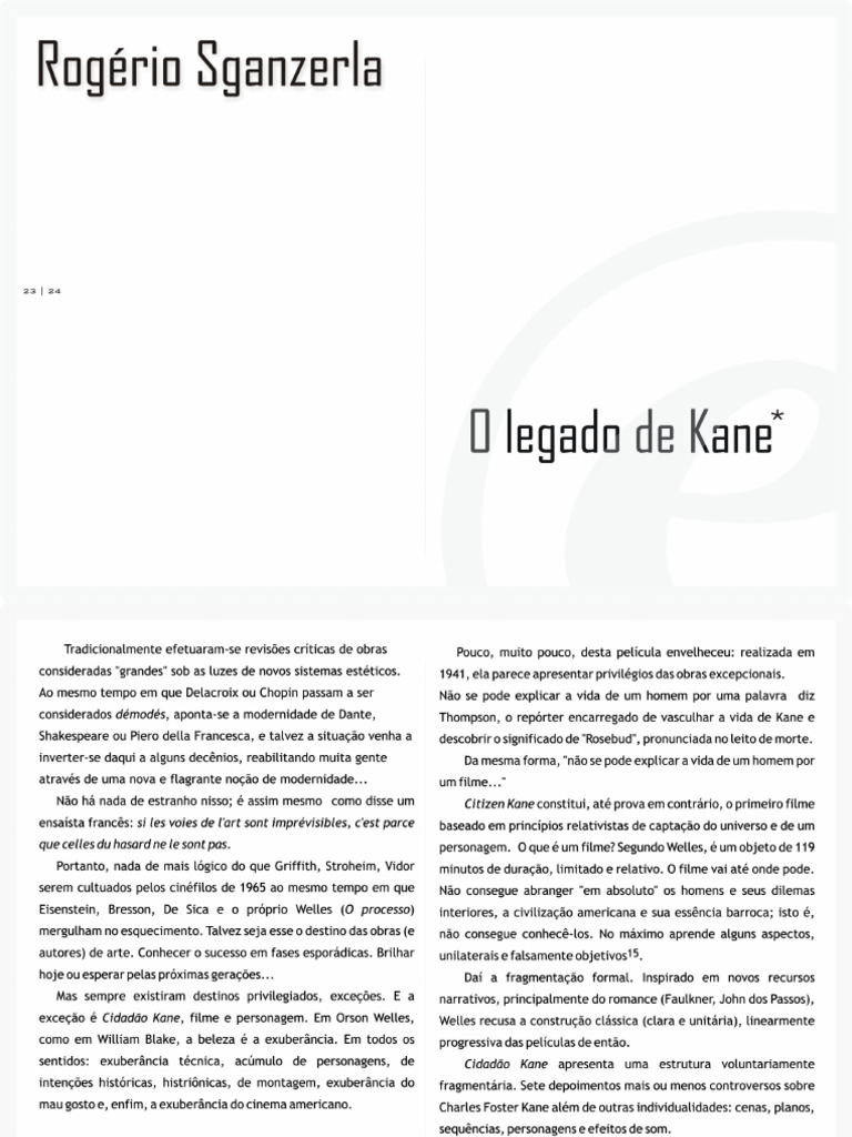 Kane | PDF