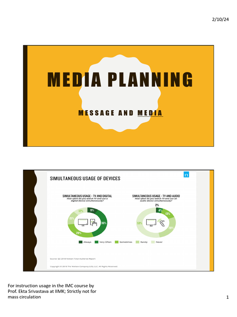 Media Strategy | PDF