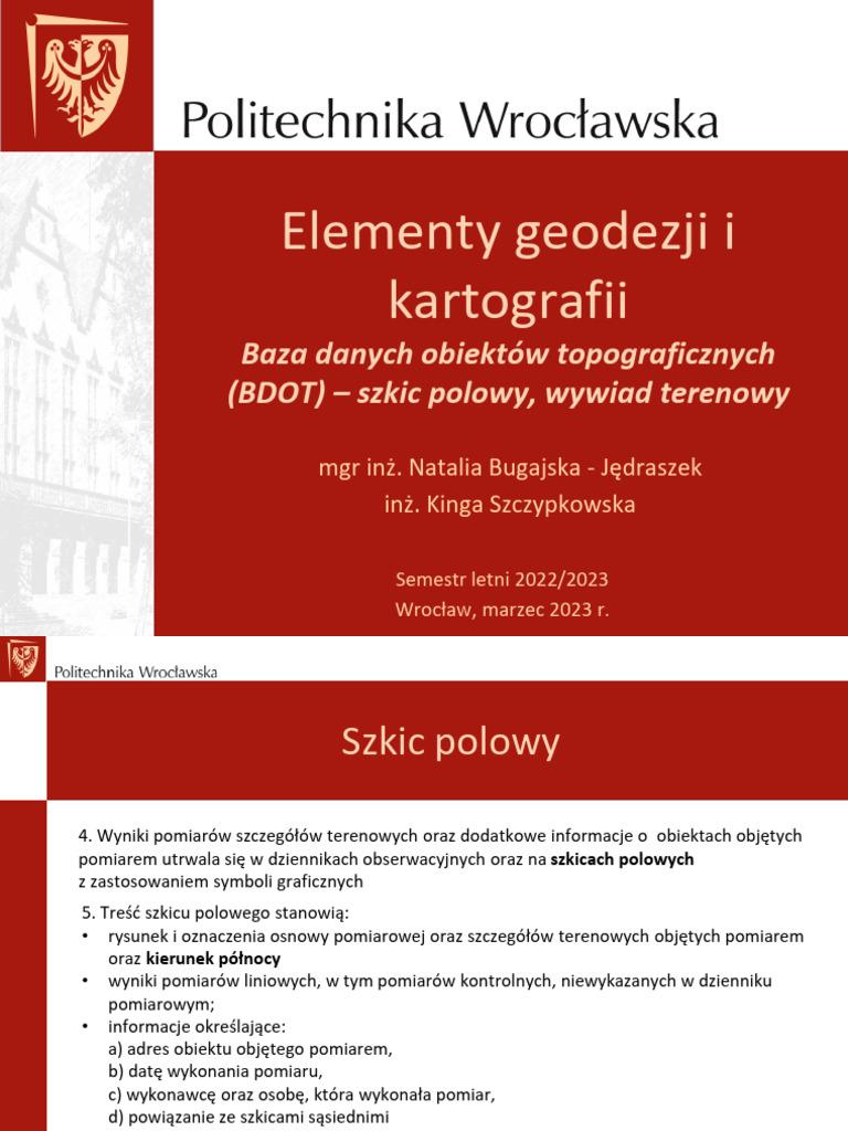 GiKC Lab2 Szkic Polowy | PDF