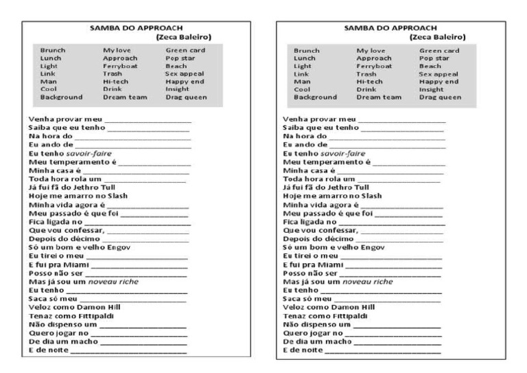 samba do approach | PDF