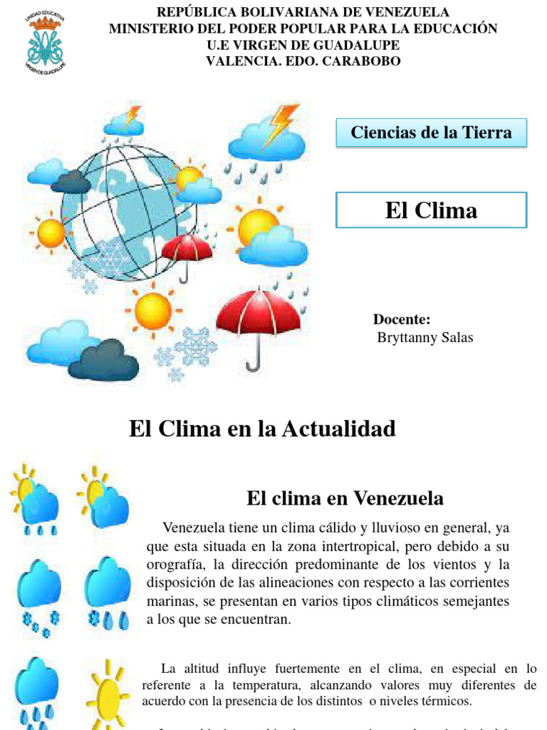 El Clima | PDF | Clima | Modelo climático