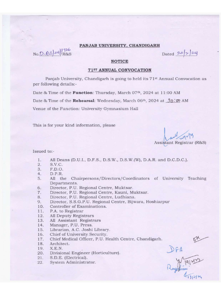 71stannualconvocationnotice | PDF