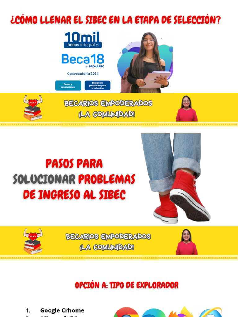 Como Llenar El Sibec en La Etapa de Seleccion | PDF | Informática | Software