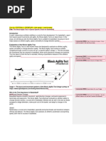 Illinois Agility Test | PDF