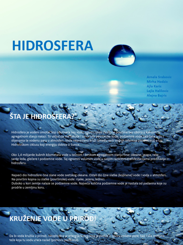 Hidrosfera | PDF