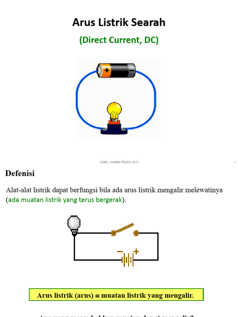 Arus Listrik Searah (DC) E | PDF