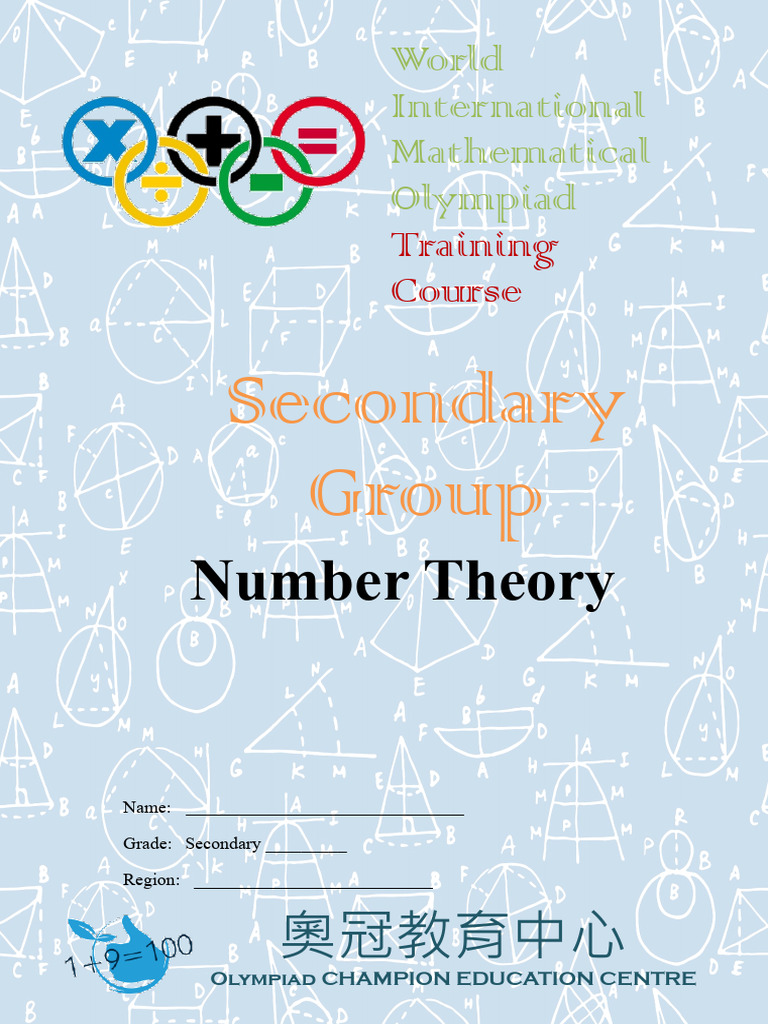 WIMO Final Training Course S - NumberTheory | PDF | Factorization ...