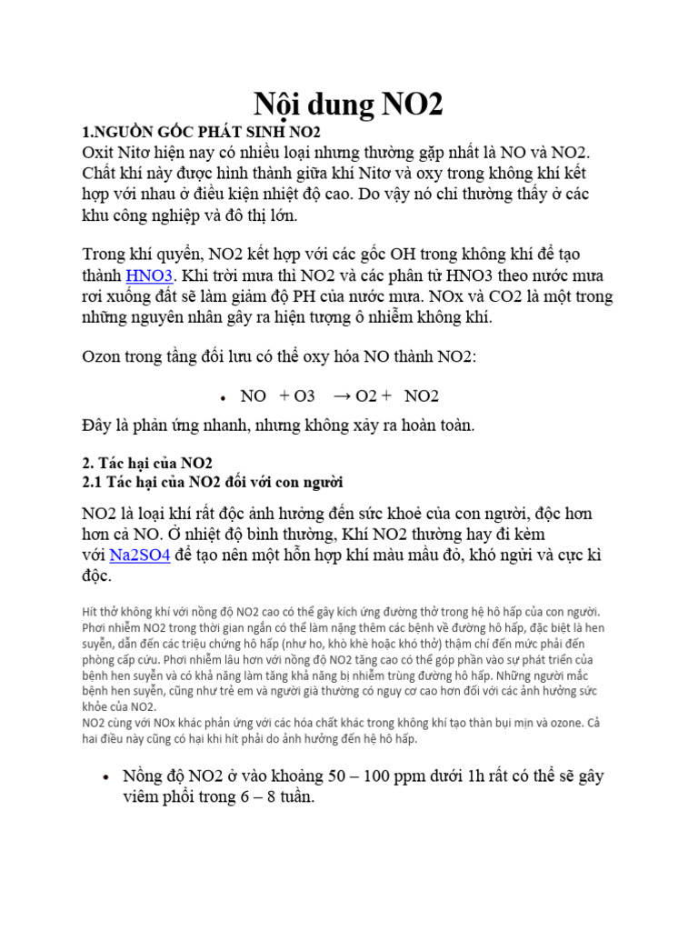 N I Dung NO2 | PDF