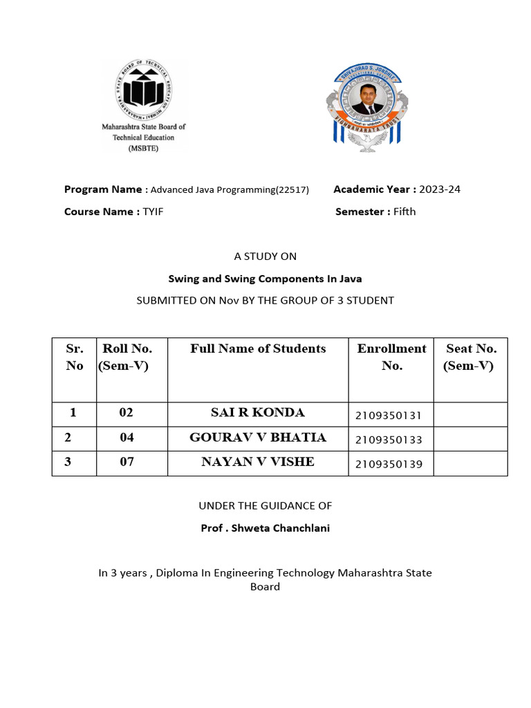 Ajp Microproject (2) | PDF | Software | Computing Ajp Microproject (2) | PDF | Software | Computing