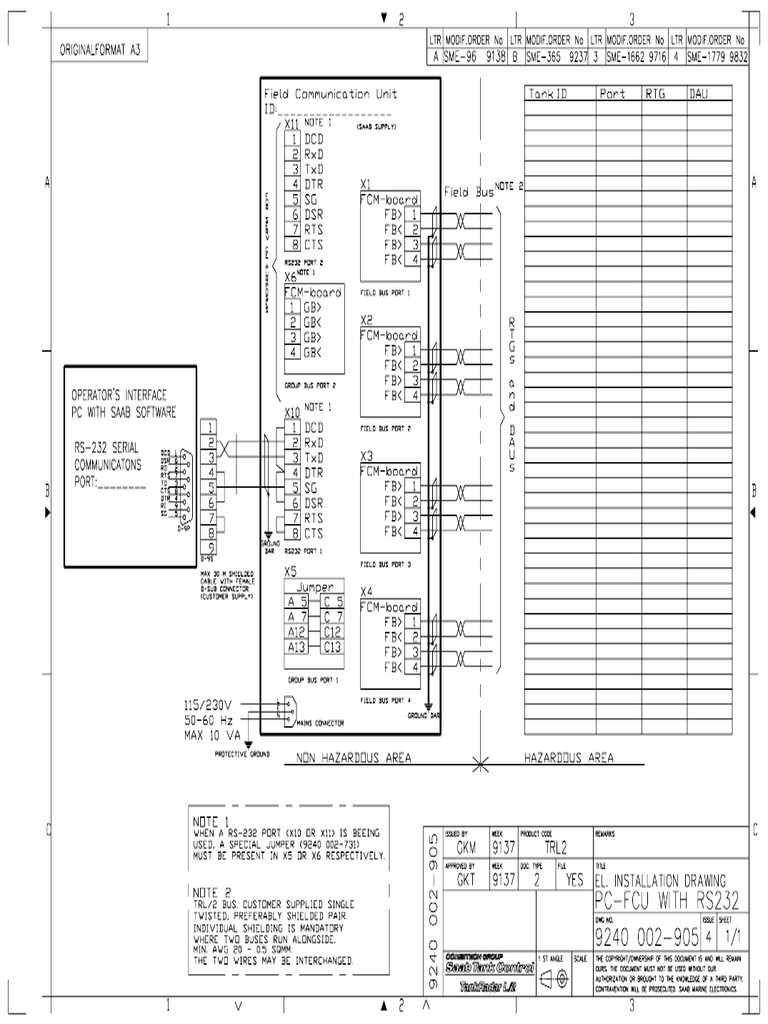 PC Fcu With Rs232 | PDF