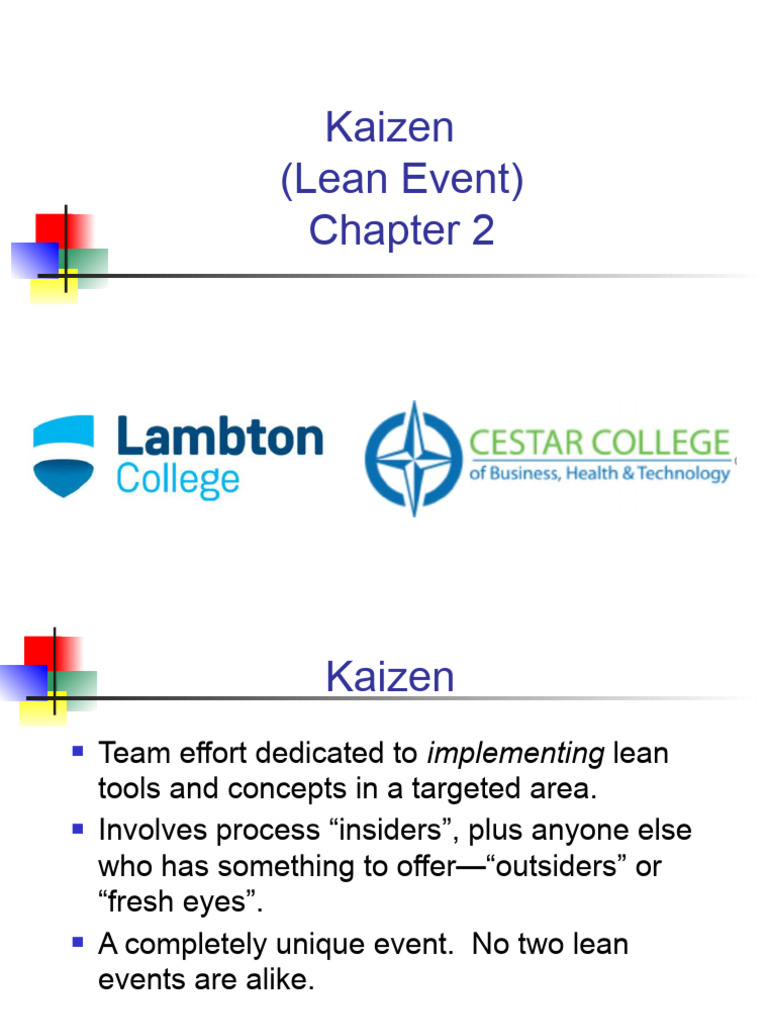 Kaizen Lean Event Planning Guide | PDF | Patient | Information
