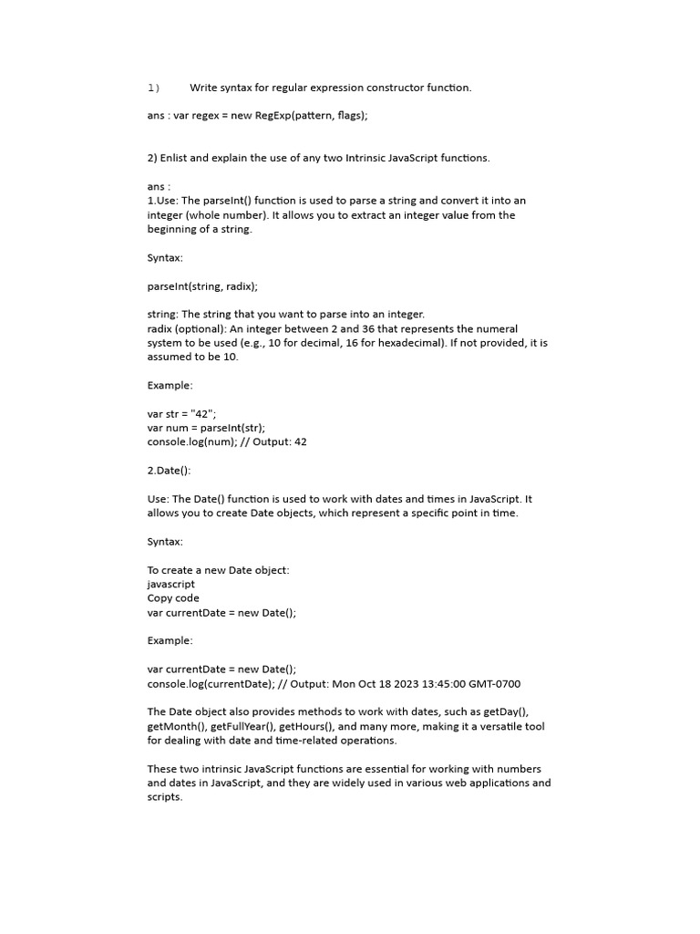 Css Question Bank Answers | PDF | World Wide Web | Internet & Web