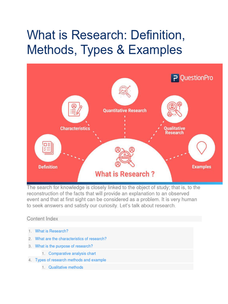 What Is Research | PDF | Methodology | Inductive Reasoning