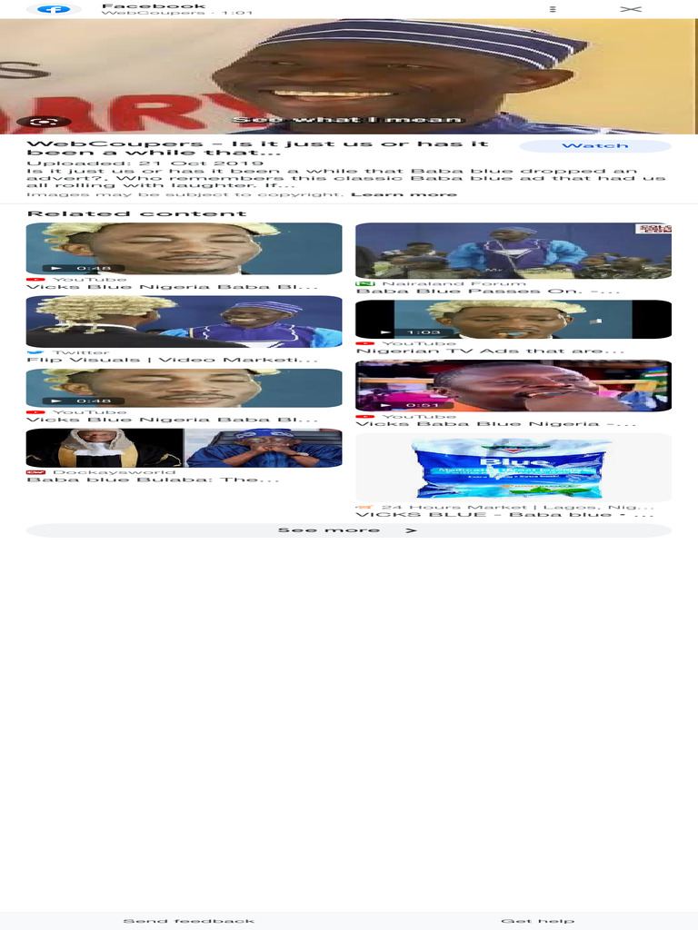 Nigerian TV Ads & Baba Blue Nostalgia | PDF | You Tube | Mass Media